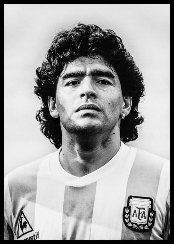 Diego Armando Maradona 1988 Juliste Ikoniset Kuvat Gallerixfi
